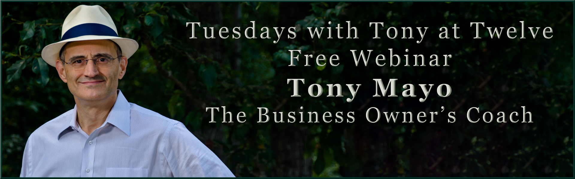 WEBINAR: What is Executive Coaching? 001 - Tony Mayo
